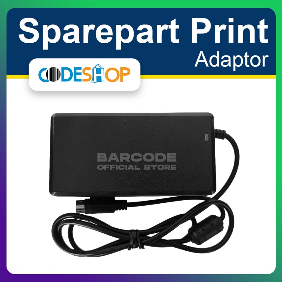 Jual Power Adaptor 240V 2A Spare Part Codeshop CBT-80 Original | Shopee ...