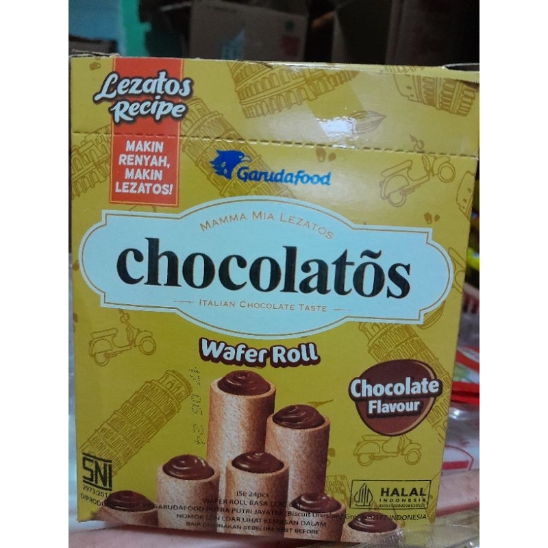 Jual chocolatos roll 1 box isi 24 pcs | Shopee Indonesia