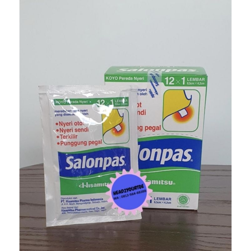 Jual Salonpas Koyo 1 Dus / Salompas Koyo 1 Box isi 10 Bungkus | Shopee ...