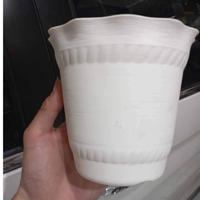 Jual Pot putih 15 model kerang, pot putih 15 model unik, bagus dan ...