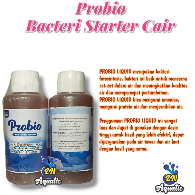 Jual Probio Bacteri Starter Cair Probiotik kolam Aquarium Aquascape ...