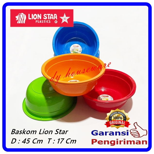 Jual Baskom Lion Star 20 Waskom Basin Plastik Dia. 45 Cm ( Harga 4Pcs ...