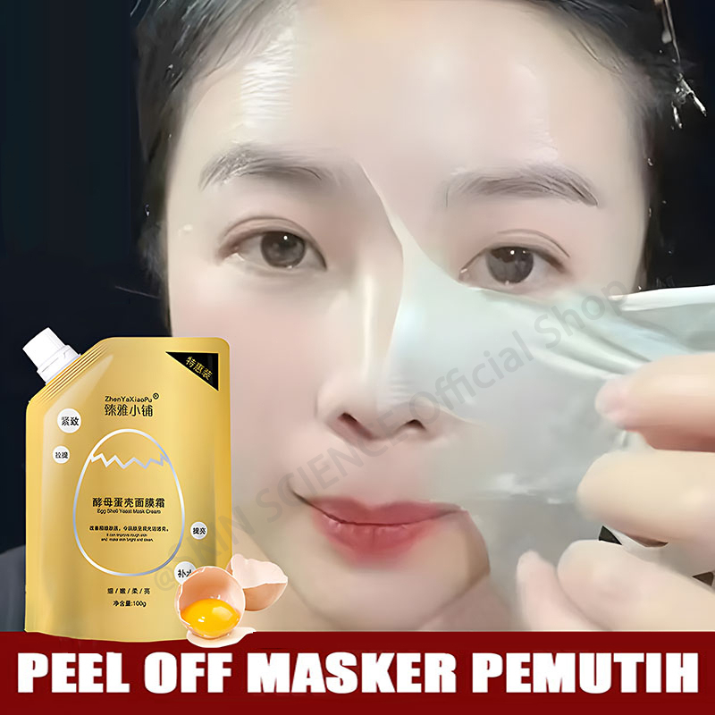 Jual Krim Masker Kulit Telur Ragi Peremajaan 100% Original Masker ...