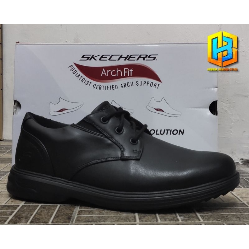Jual Skechers Arch fit Odgen (204740BBK) | Shopee Indonesia