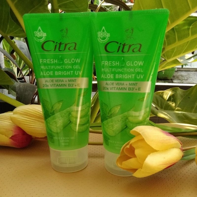 Jual Citra Aloe Vera + mint ALOE BRIGHT UV 180ml | Shopee Indonesia