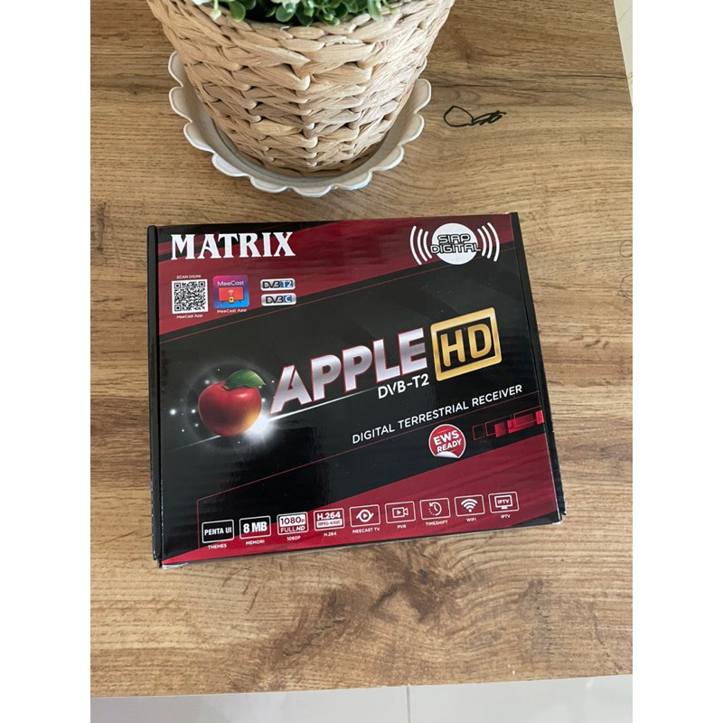 Jual [ GRATIS ONGKIR ] SET TOP BOX TV DIGITAL MATRIX DVB T2 APPLE HD ...