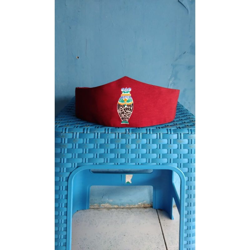 Jual lawung batik /sumping prempuan khas dayak Kalimantan | Shopee ...