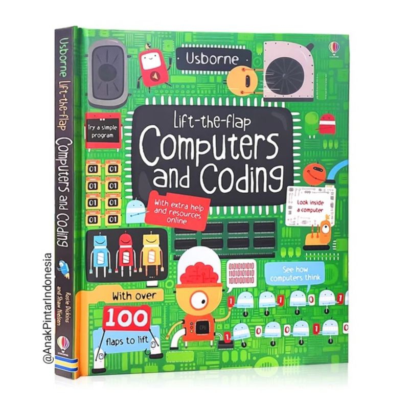 Jual USBORNE LIFT THE FLAP COMPUTERS & CODING ( Age 6+ ) | Shopee Indonesia