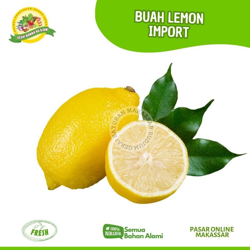 Jual BUAH BUAHAN LEMON LOKAL FRESH SEGAR MURAH SAYURAN ONLINE MAKASSAR ...