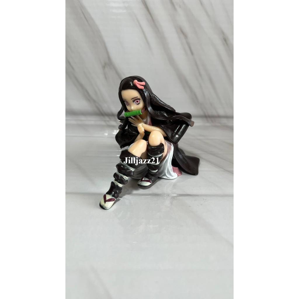Jual Action Figure Nezuko Kamado Sitting Kimetsu No Yaiba Demon Slayer ...