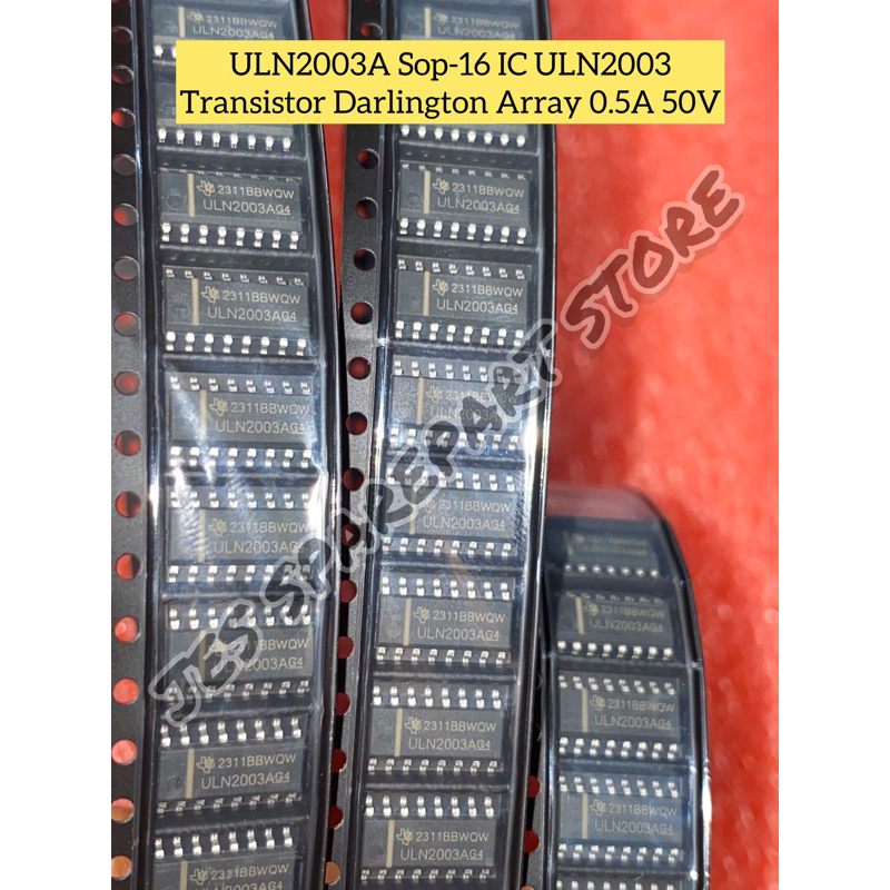 Jual ULN2003A Sop-16 IC ULN2003 Transistor Darlington Array 0.5A 50V | Shopee Indonesia