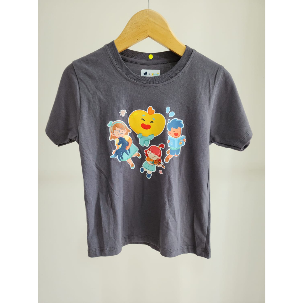 Jual LITTLE WARREN x Kiddo Kaos Anak Warna Grey | Shopee Indonesia