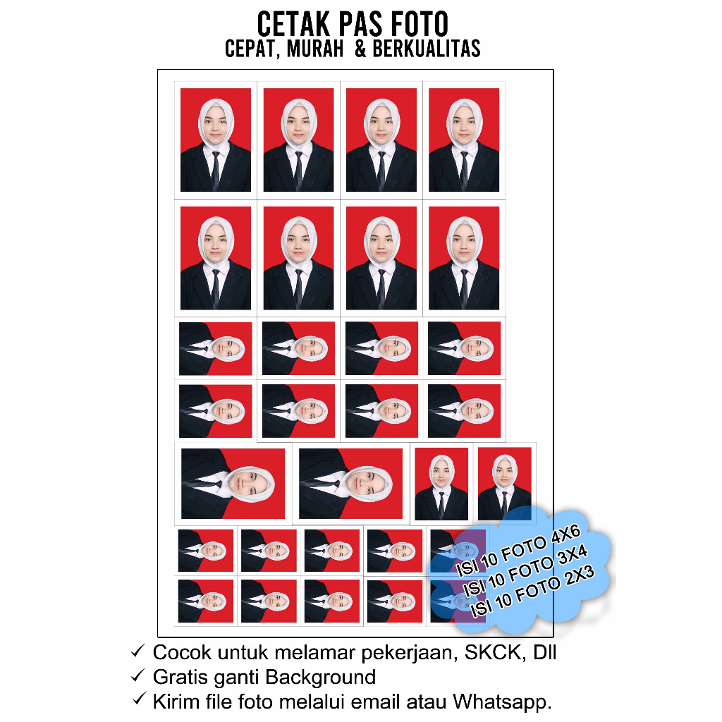 Jual CETAK PAS FOTO PAKET HEMAT | CETAK PAS FOTO PAKET KOMPLIT | CETAK ...