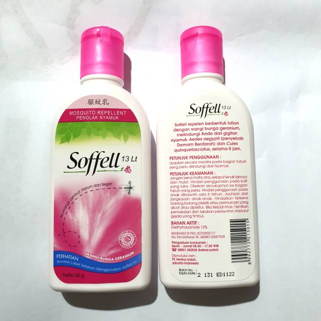 Jual Soffel lotion botol 60gr anti nyamuk | Shopee Indonesia