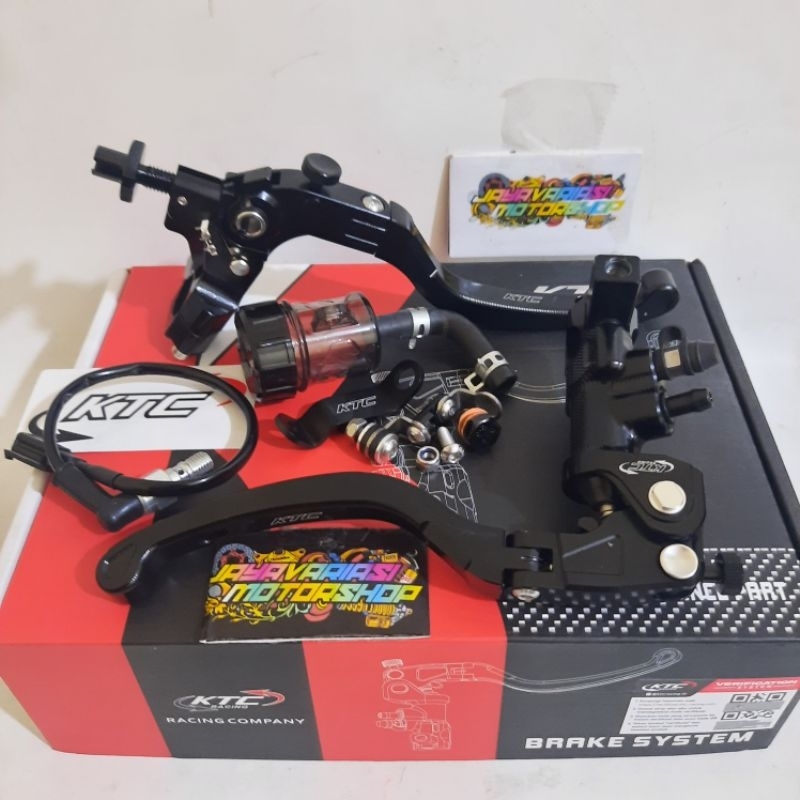 Jual HANDLE MASTER REM KTC RACING ORIGINAL BLACK SERIES 1SET KANAN KIRI ...