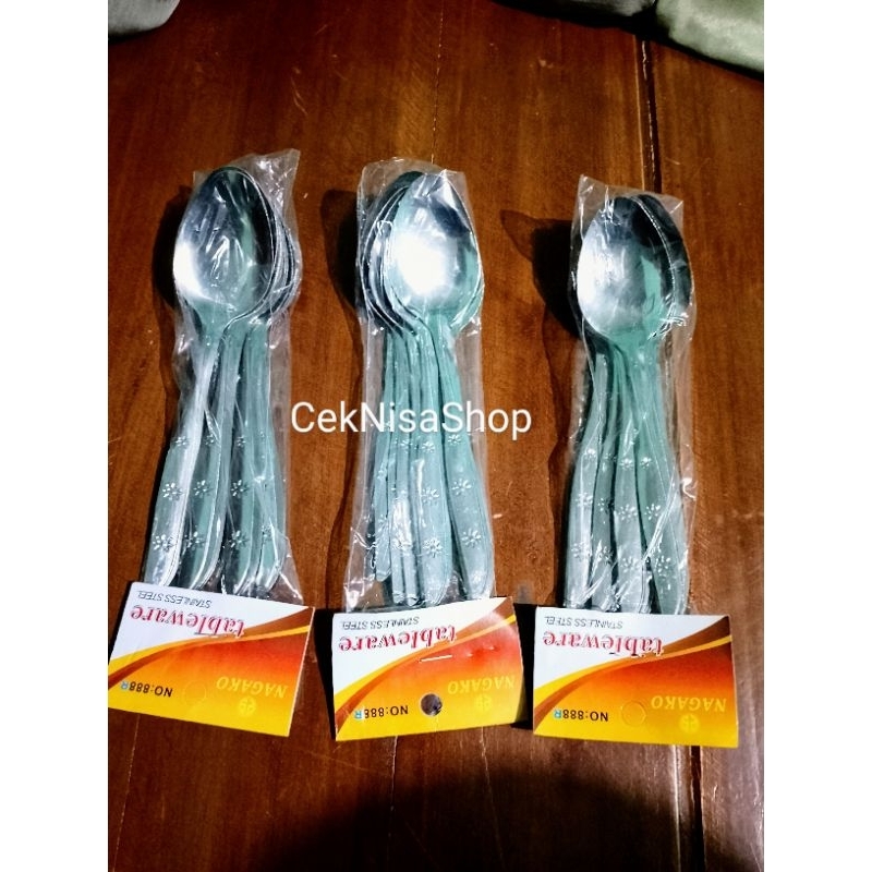 Jual Sendok Makan 12pcs / Sendok Stainless / Sendok Tebal / Sendok ... Jual Sendok Makan 12pcs / Sendok Stainless / Sendok Tebal / Sendok ...