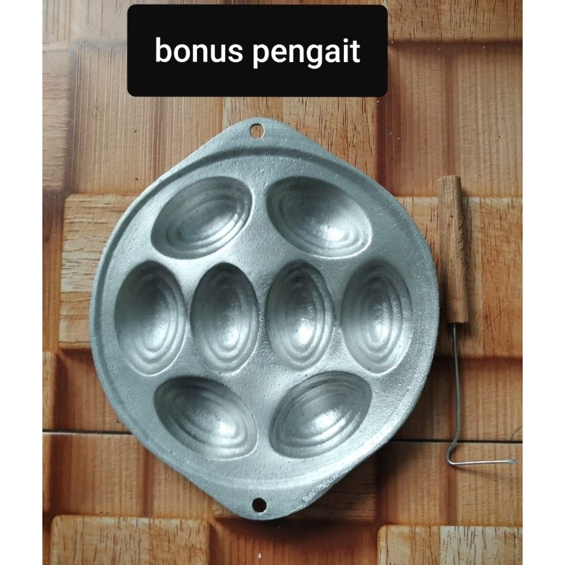 Jual Cetakan kue cubit bolu kerang 8 lubang/Cetakan kue cubit | Shopee ...