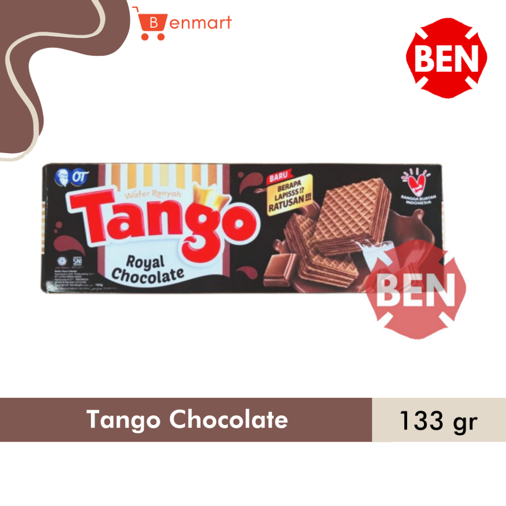 Jual Wafer Tango Royal Chocolate 133g 133gr 133 g gr gram - Coklat ...