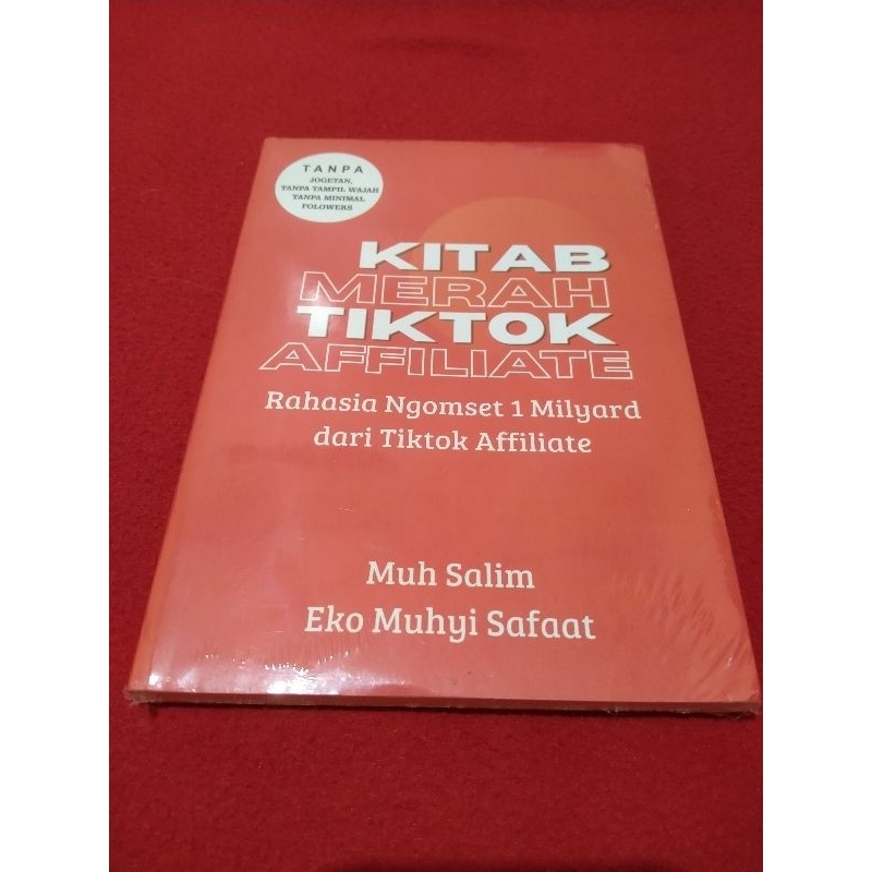 Jual buku kitab merah Tik tok affiliate book paper kuning | Shopee ...