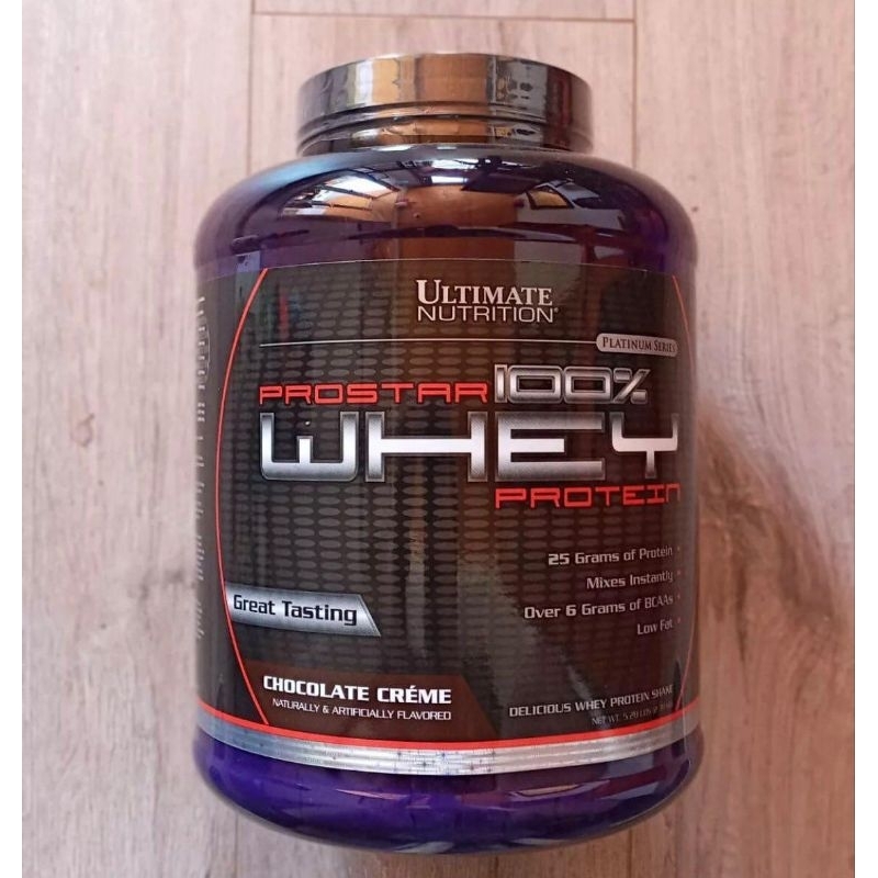 Jual SUSU WHEY PROTEIN PROSTAR 5LBS 25gr Protein Ultimate Nutrition AOM ...