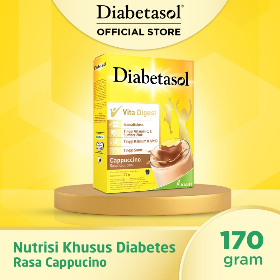 Jual Diabetasol Vita Digest Chocolate Susu Khusus Diabetes (170 Gram ...