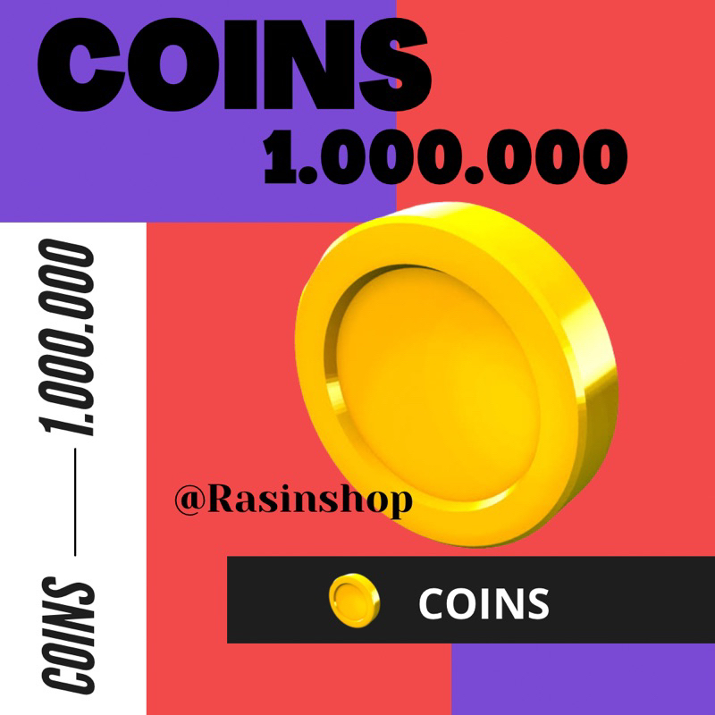 Jual KOIN 100.000 - 1.000.000 HD LEVEL 6 - 15 | Shopee Indonesia