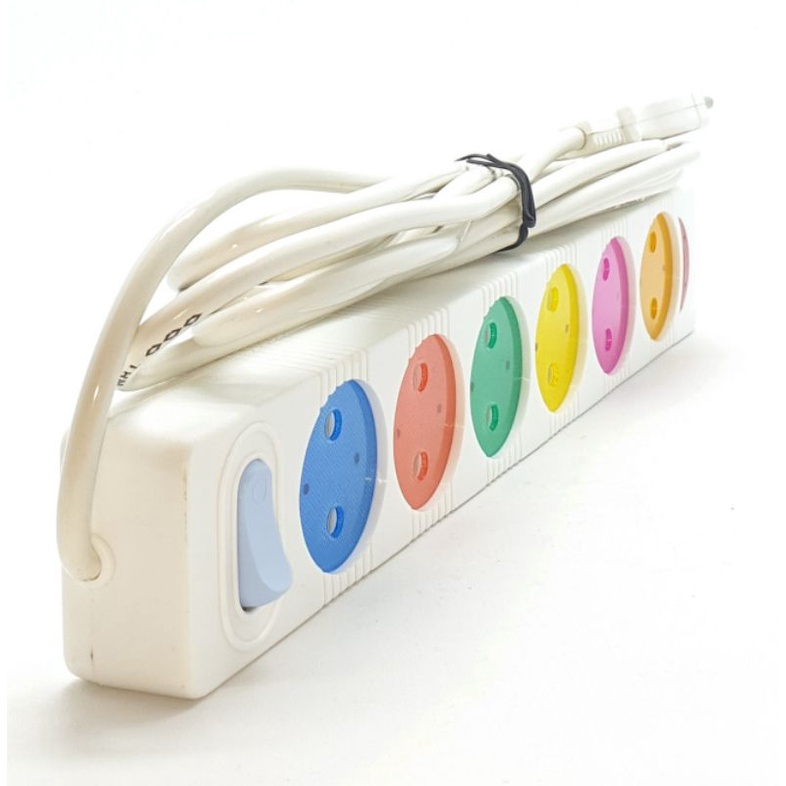 Jual SKK-103~106 1,5M 3M 3L 4L 5L 6L TRM Multicable Stop Kontak Saklar Lampu Kabel 1,5M 3M ...