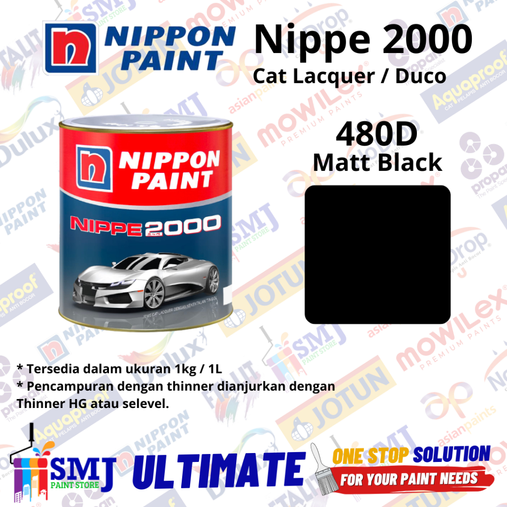 Jual Cat Duco Mobil, Besi dan Kayu NIPPON PAINT NIPPE 2000 480D Warna ...
