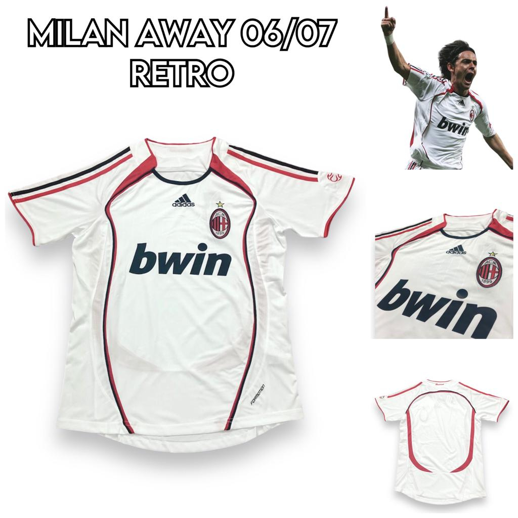 Jual Jersey AC Milan Away Retro 06/07 Import Grade Ori Official Baju ...