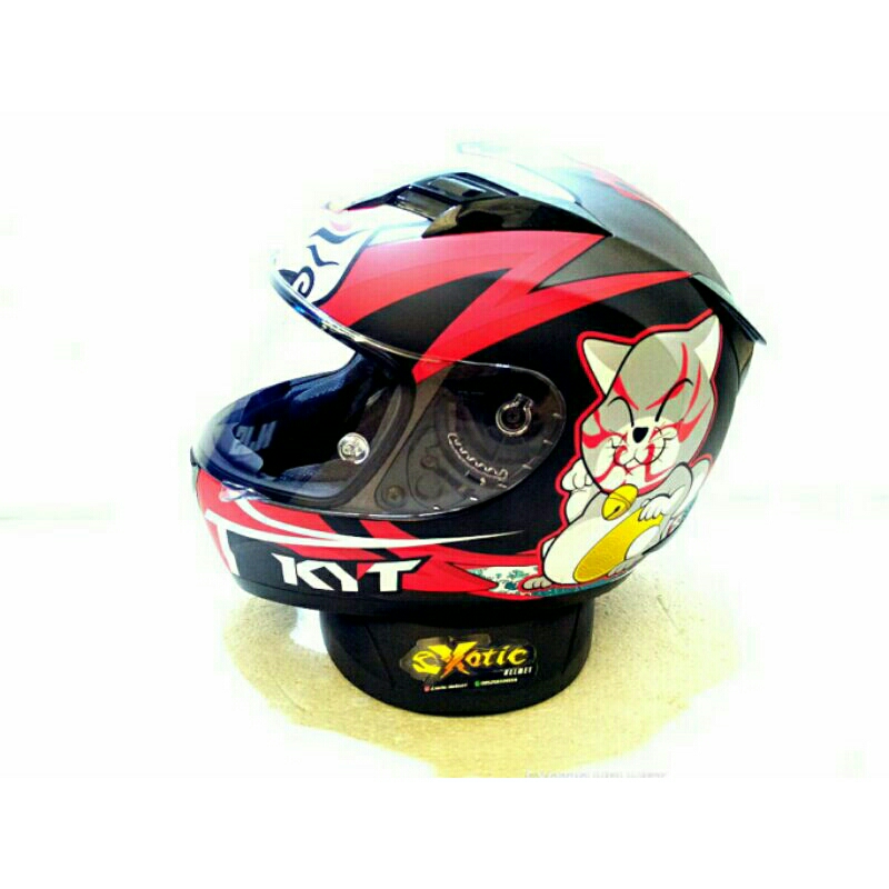 Jual KYT R-10 FLAT & PINLOCK READY KABUKI SECOND | Shopee Indonesia