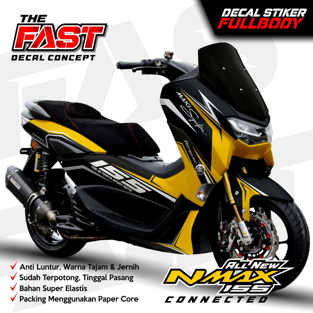 Jual BISA COD Decal Sticker Yamaha Nmax 155 New Fullbody Racing Decal ...
