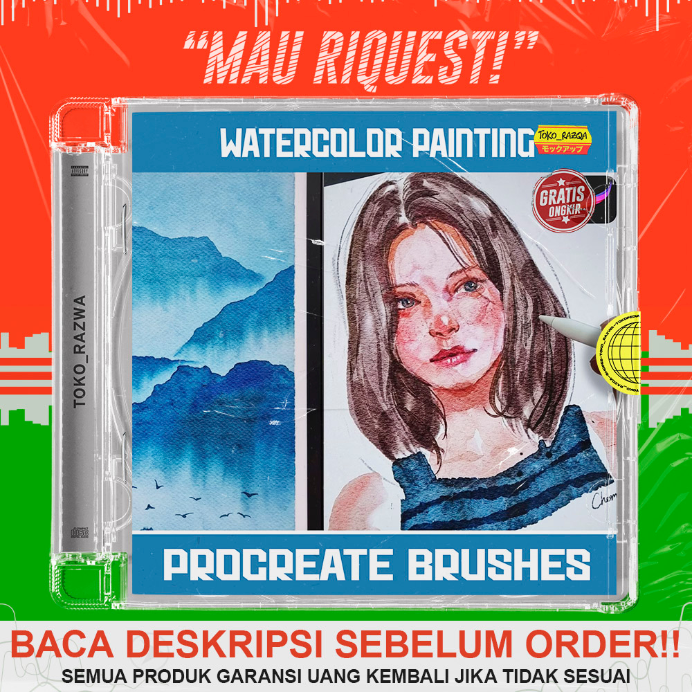 Jual Procreate Brushes - Watercolor Painting Brushes - 240723 | Shopee ...