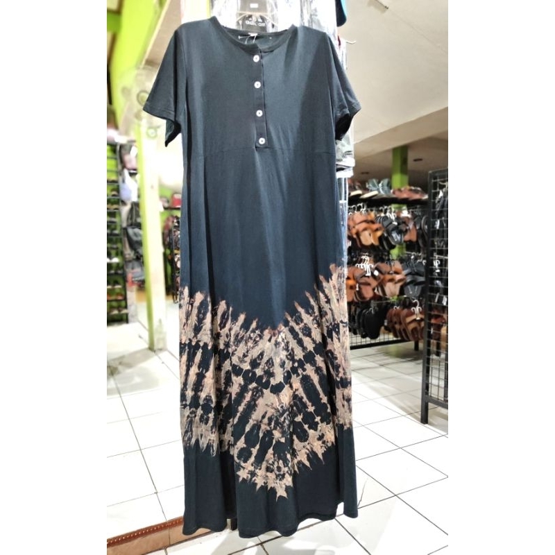 Jual Gaun batik dress cantik long daster | Shopee Indonesia