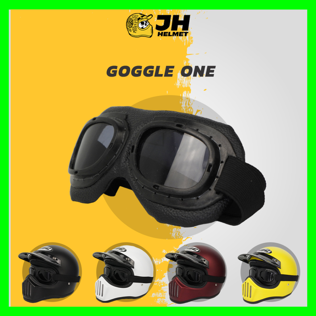 Jual Kacamata Goggle One Helm Cakil HBC | Helm Bogo | Helm Retro ...