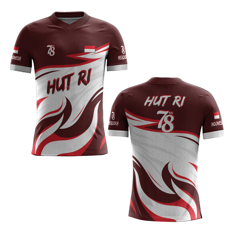 Jual kaos baju 17 agustus HUT RI ke 78 art 32 Fullprint 3D terbaru 2023 | Shopee Indonesia