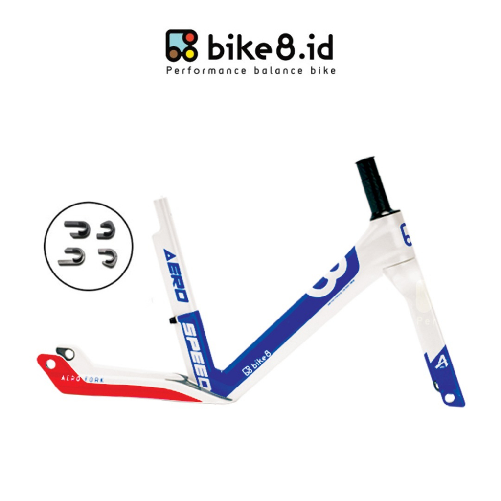 Jual FRAME BIKE8 CARBON FIBER Balance / Push Bike - Sepeda Anak - WHITE ...