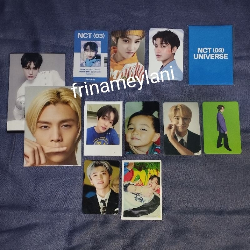 Jual Official ID Card Universe NCT U Yangyang, Shotaro, Taeil | Shopee ...