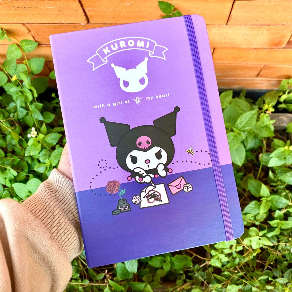Jual Notebook Tali Sanrio Buku Tulis A5 Diary My Melody Kuromi ...