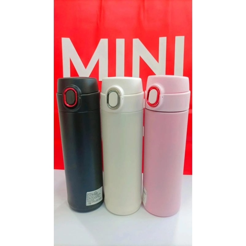 Jual MINISO TUMBLER STAINLESS STEEL air panas/dingin 480ml | Shopee ...