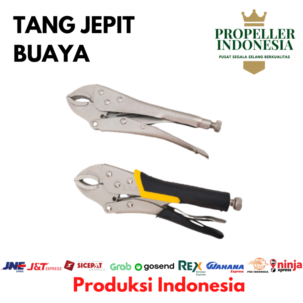 Jual Tang Buaya Tang Jepit 10 Inch Bengkok Lock Grip Pliers | Shopee ...