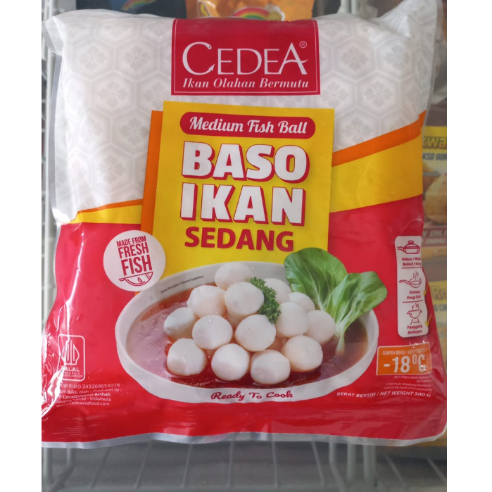 Jual Cedea Bakso Ikan Sedang Fish Ball 500gr | Shopee Indonesia