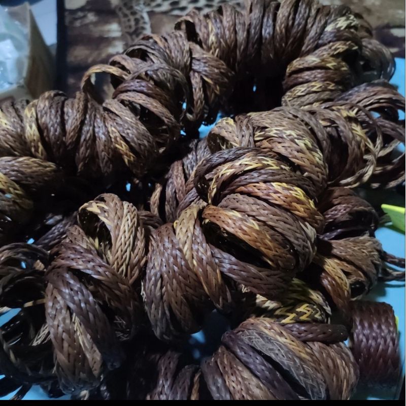 Jual Gelang Simpai Dayak Bahan Rotan Resam Pakuandam Anyam Khas ...