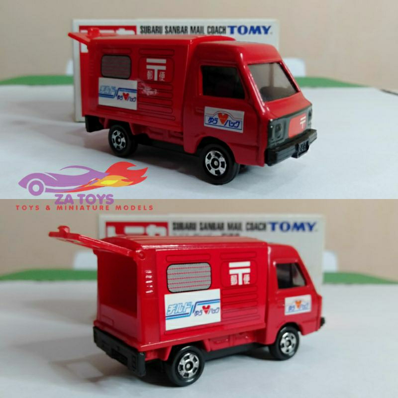 Jual Diecast Subaru Sambar Mail Coach Merah by TOMICA Tomy Biru ...