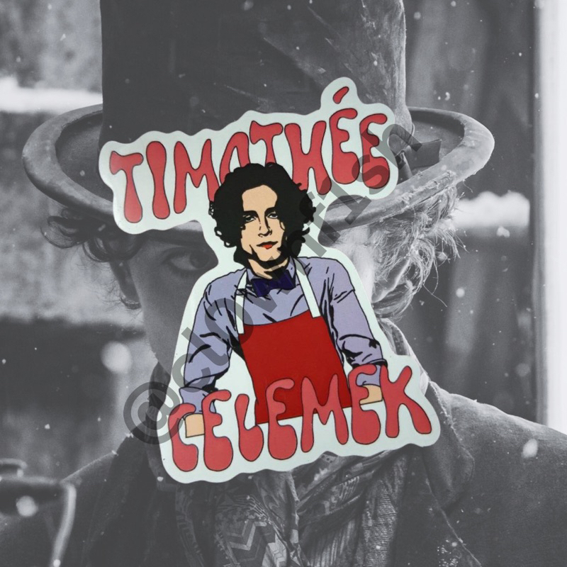 Jual Sticker Timothee Chalamet Meme ( Timothee Celemek ) | Shopee Indonesia