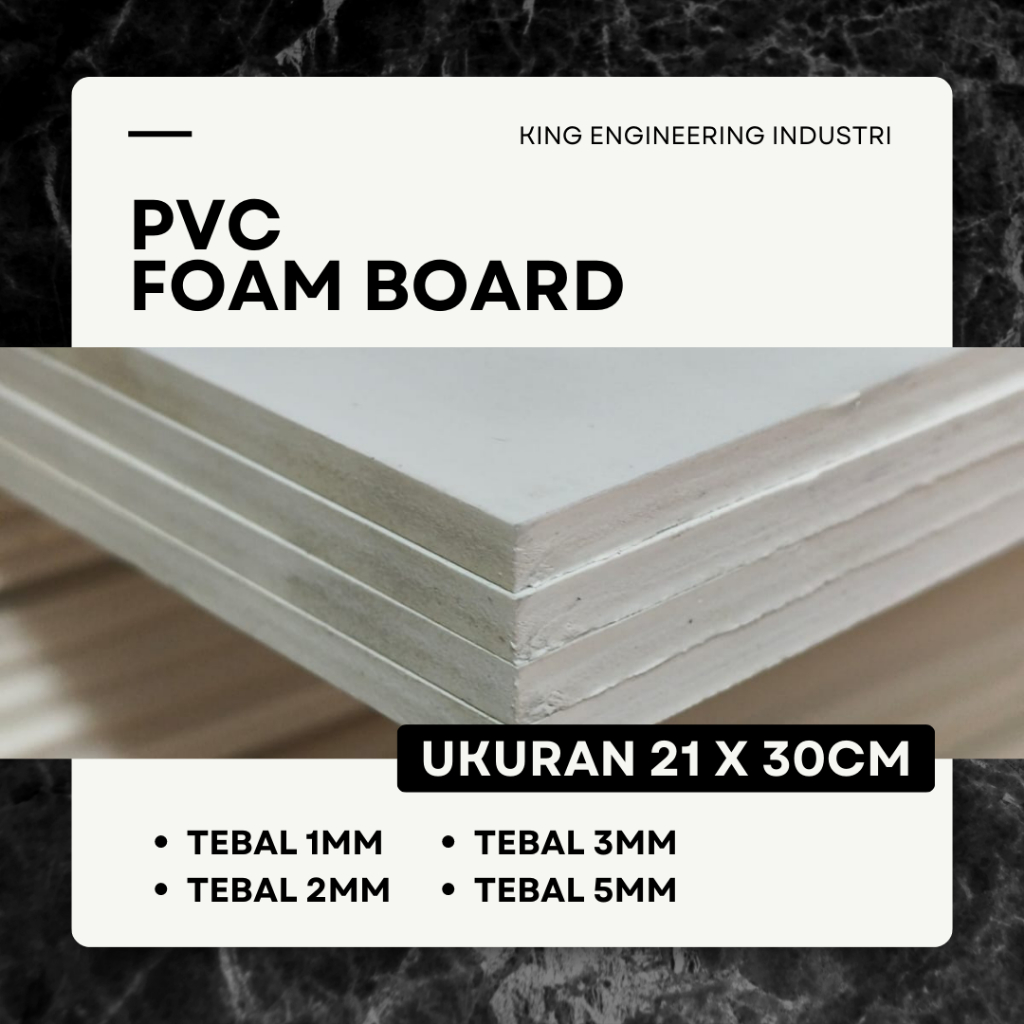 Jual Pvc board ukuran 21x30cm Pvc foam board 21 x 30cm Pvc lembaran ...