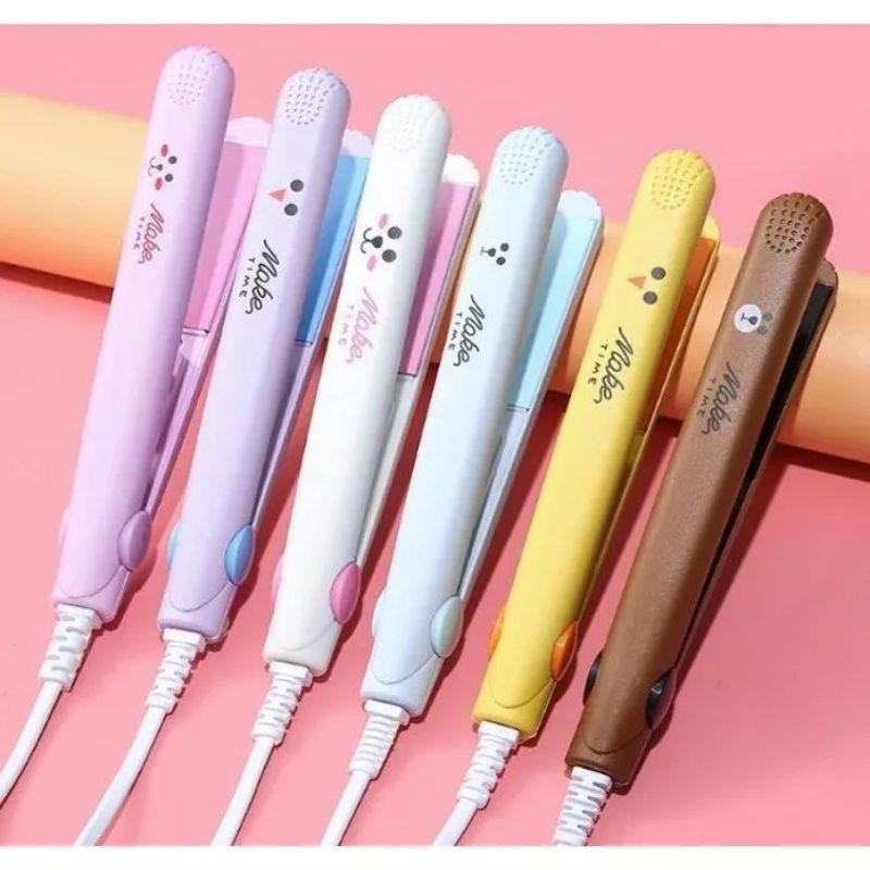 Jual Catokan Rambut Mini Make Time Karakter 2IN1 Lurus Curly Keriting ...