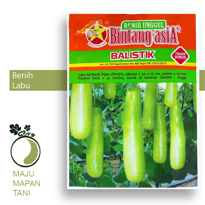 Jual BENIH BIBIT LABU AIR BALISTIK 100% Original Bintang Asia | Shopee ...