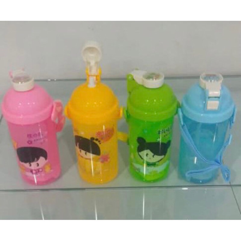 Jual Botol Minum Anak Sekolah Lucu 550ml/Botol minuman Plastik/Termos ...