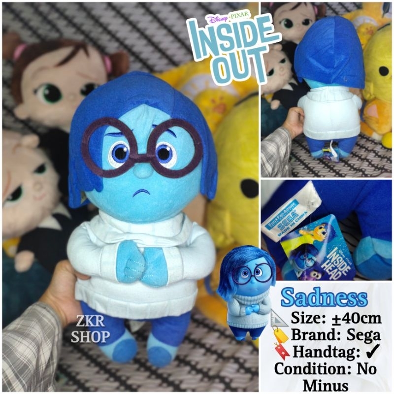 Jual BONEKA INSIDE OUT ORIGINAL DISN3Y P!XAR (sadness) | Shopee Indonesia