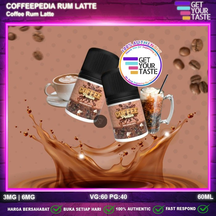 Jual Liquid Coffee Pedia Vanilla Latte 60ML Coffeepedia by Majapahit | Shopee Indonesia